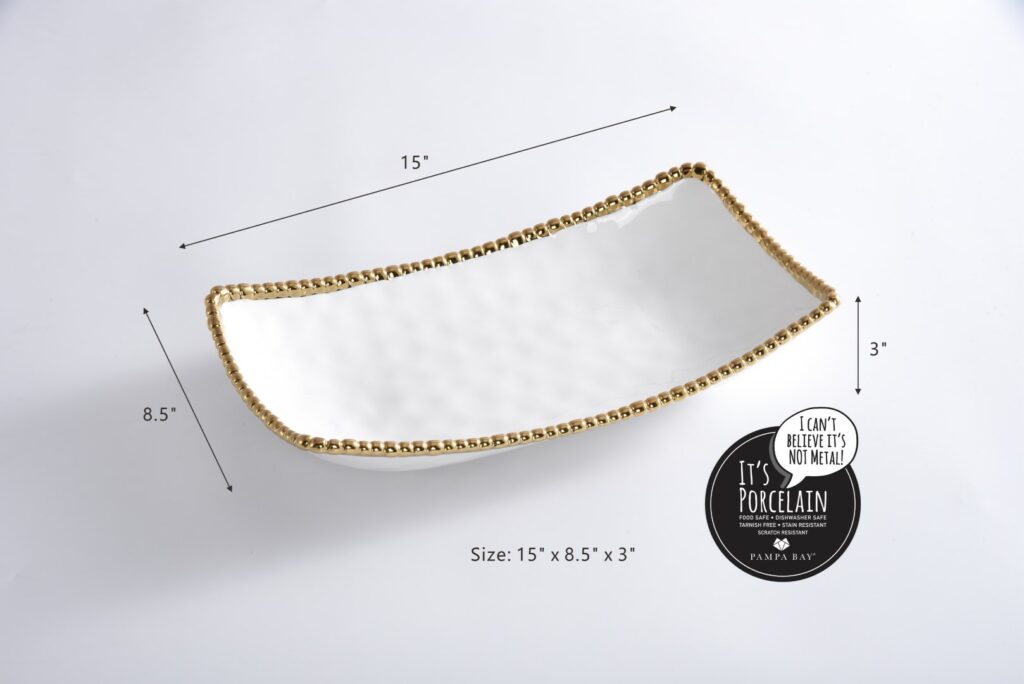 Rectangular Deep Server - Pampa Bay