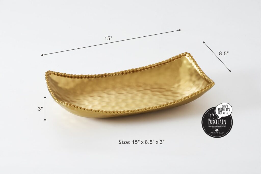 Rectangular Deep Server - Pampa Bay