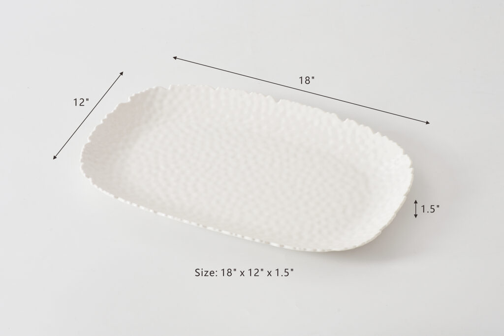 Extra Large Serving Platter - Shatterproof Melamine - Pampa Bay