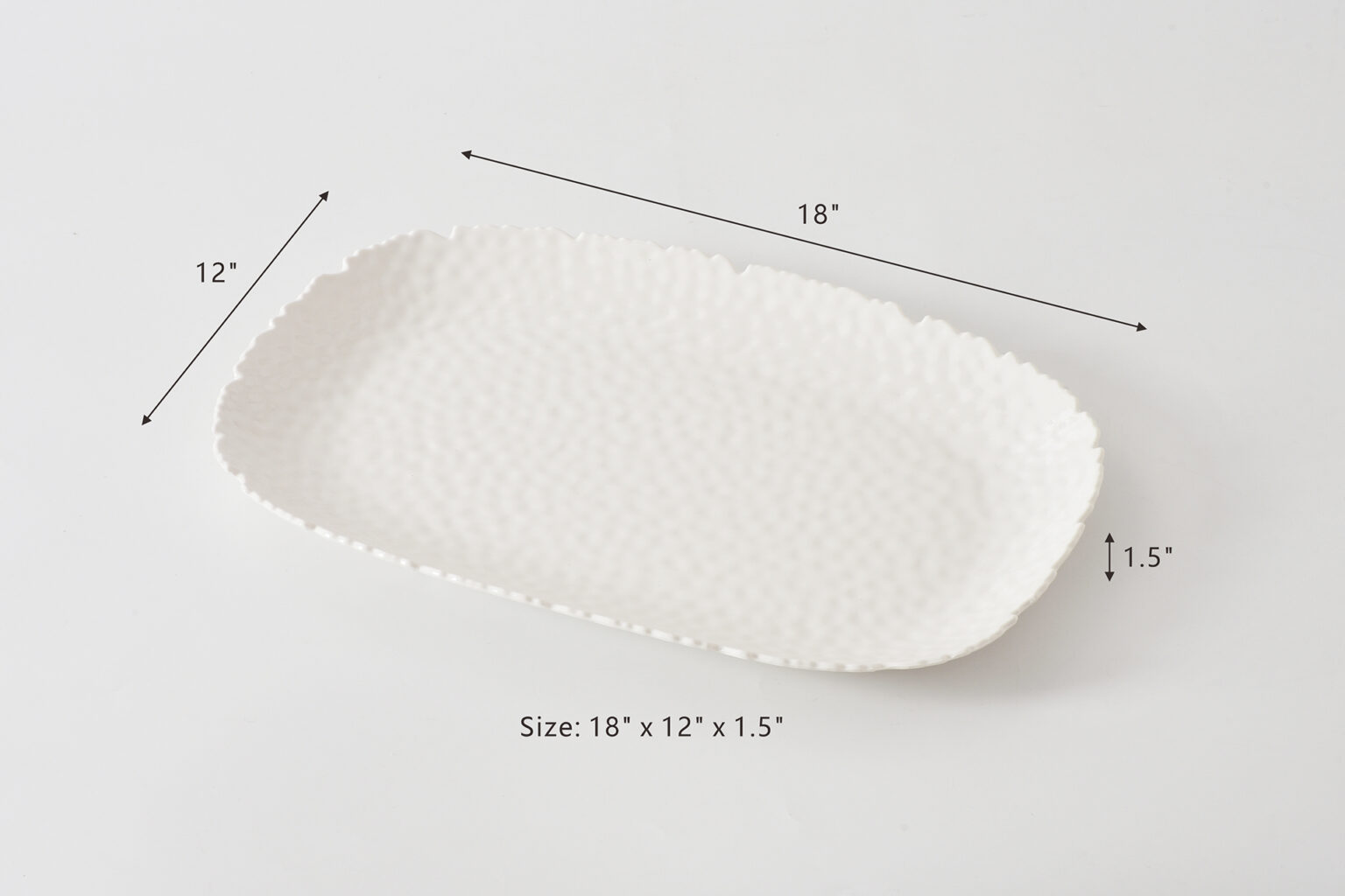 Extra Large Serving Platter - Shatterproof Melamine - Pampa Bay