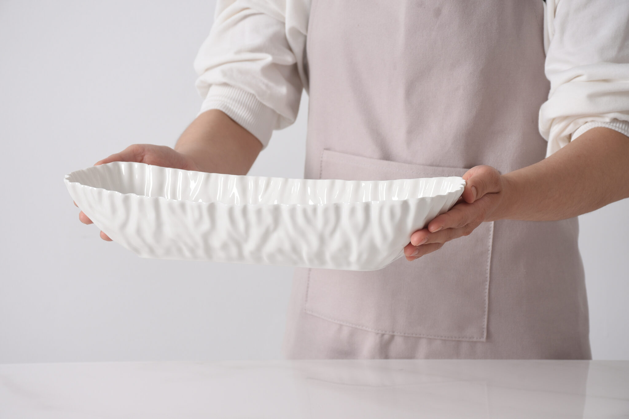 Deep Rectangular Server - Pampa Bay